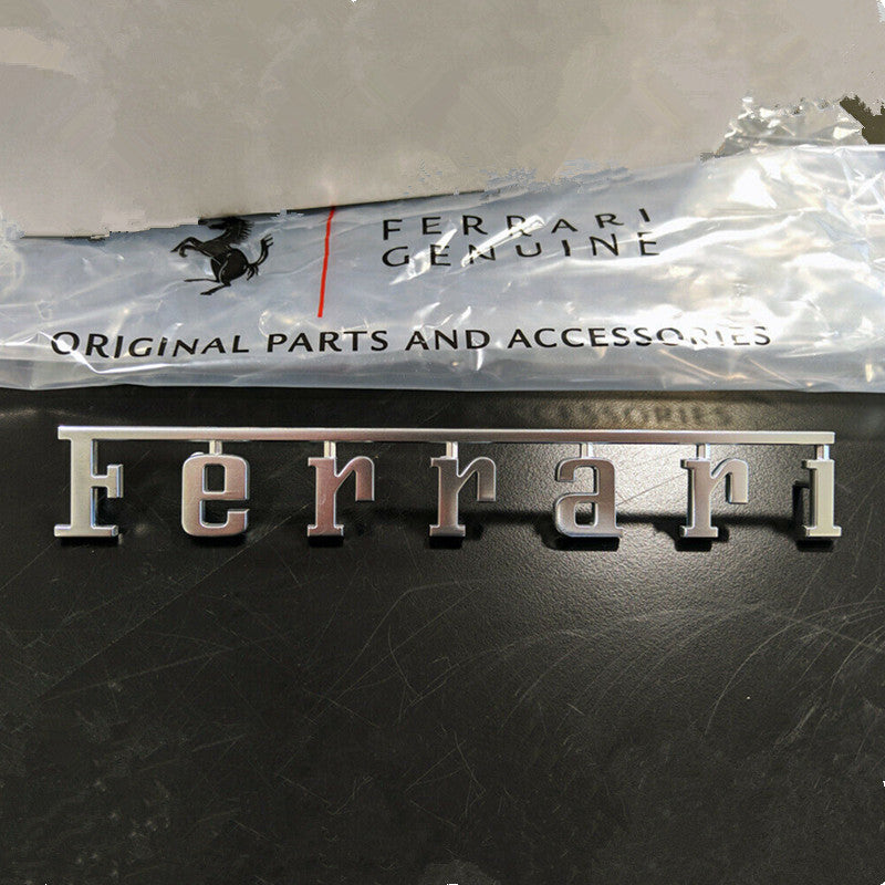 Genuine Ferrari 360 F430 F458 488 Rear Script Emblem Badge 61025000