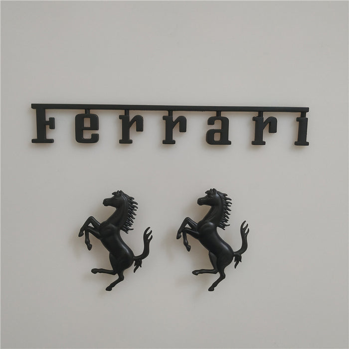 Ferrari Roma Front&Rear Horse Badge Script Kit