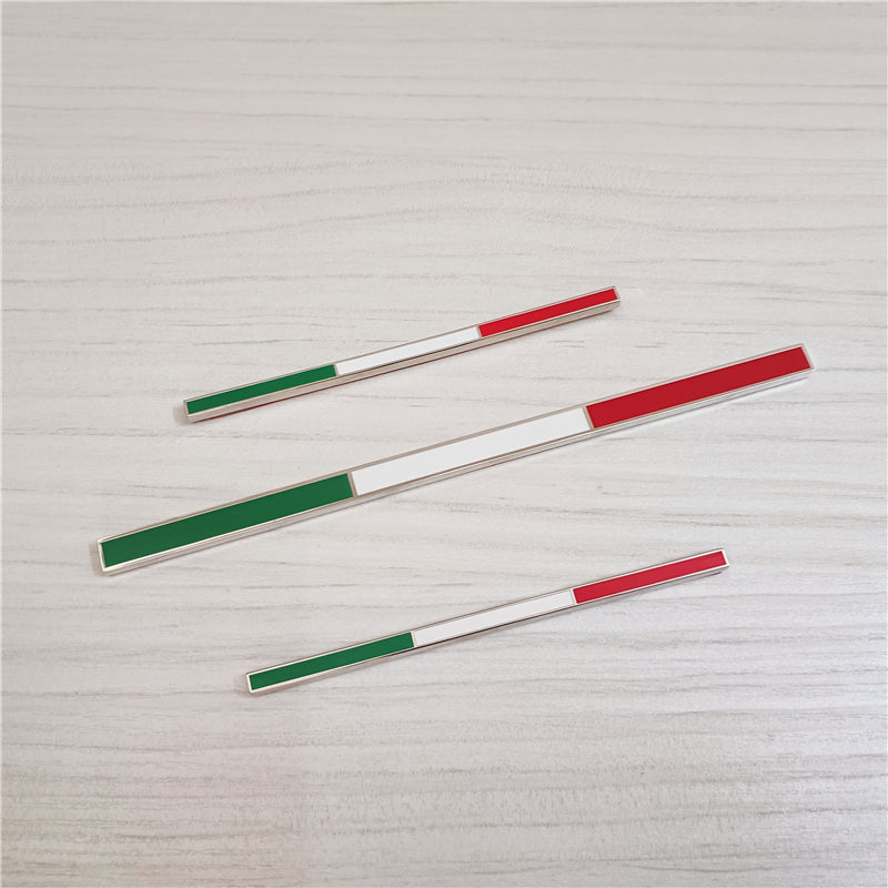 Ferrari Tricolore Italian Flag Emblem Set 599 360 430 458 488 Accessor